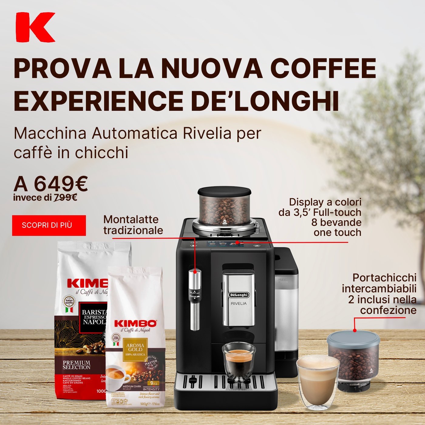 Kimbo: il caffè di Napoli a casa tua | Visita il sito ufficiale